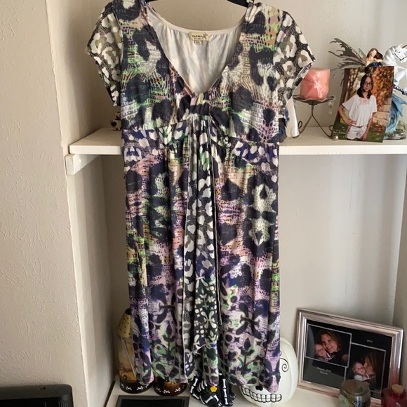 ONE WORLD | Dresses | Multi Colored Dress | Poshmark